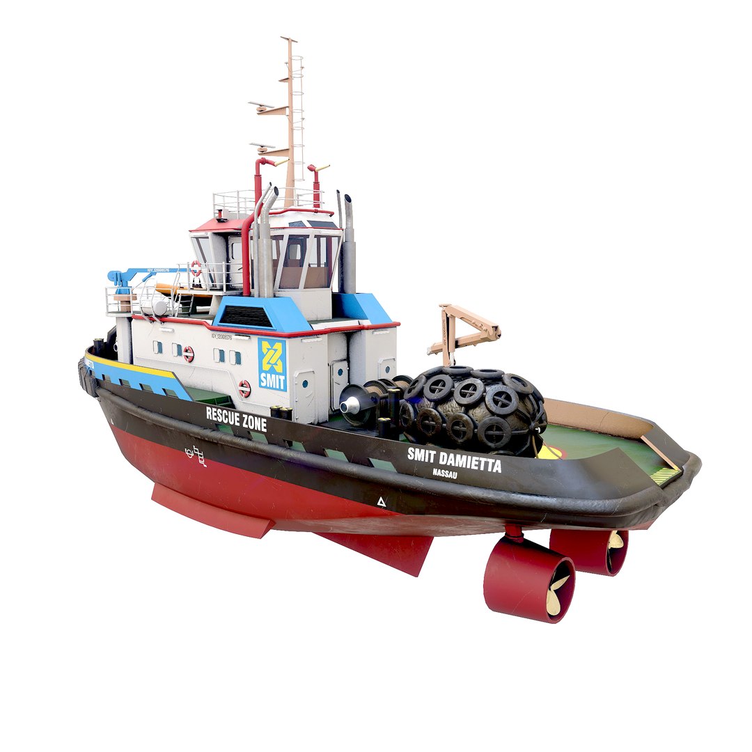 3D Tugboat Smith Damietta Tug - TurboSquid 1475544