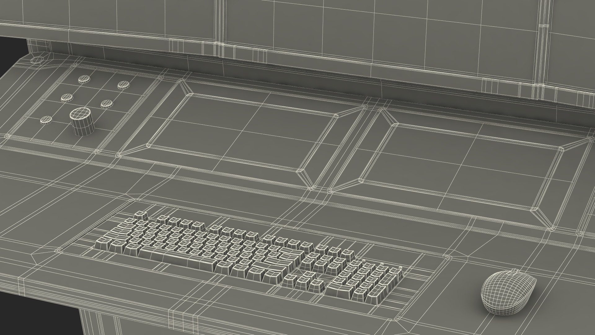 Anxin Control Room Console 3D - TurboSquid 2093412