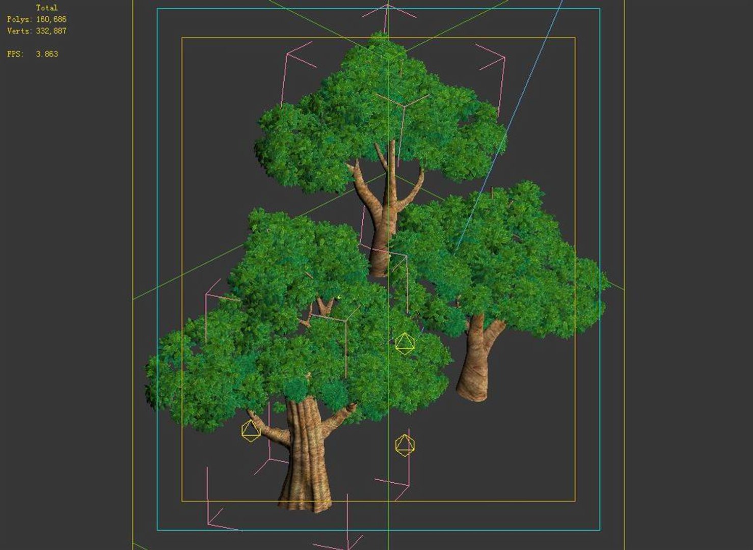 3D Acre Trees - 04 - TurboSquid 1448374