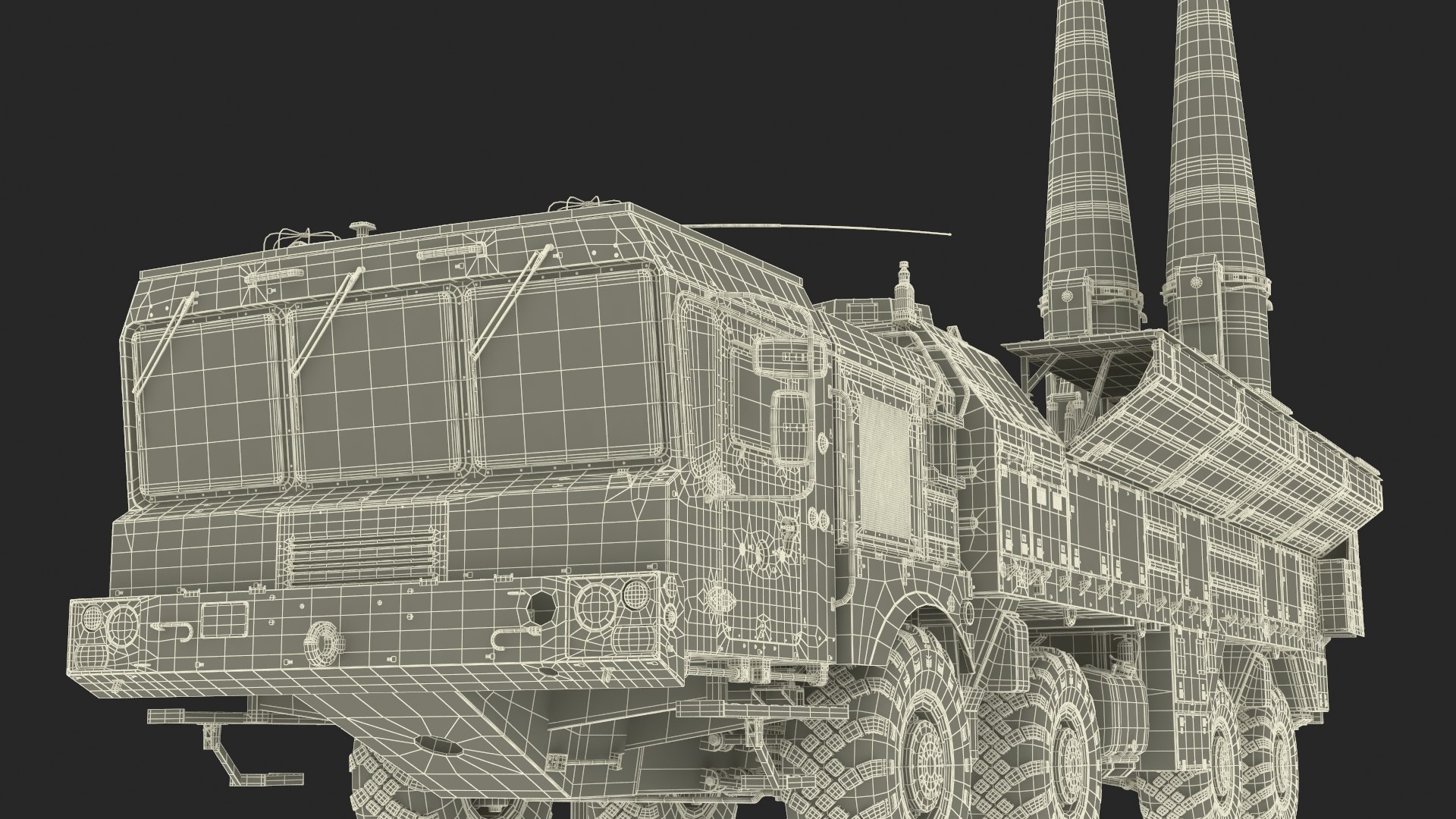 3D Missile System Iskander SS-26 Stone In Ready - TurboSquid 2287731