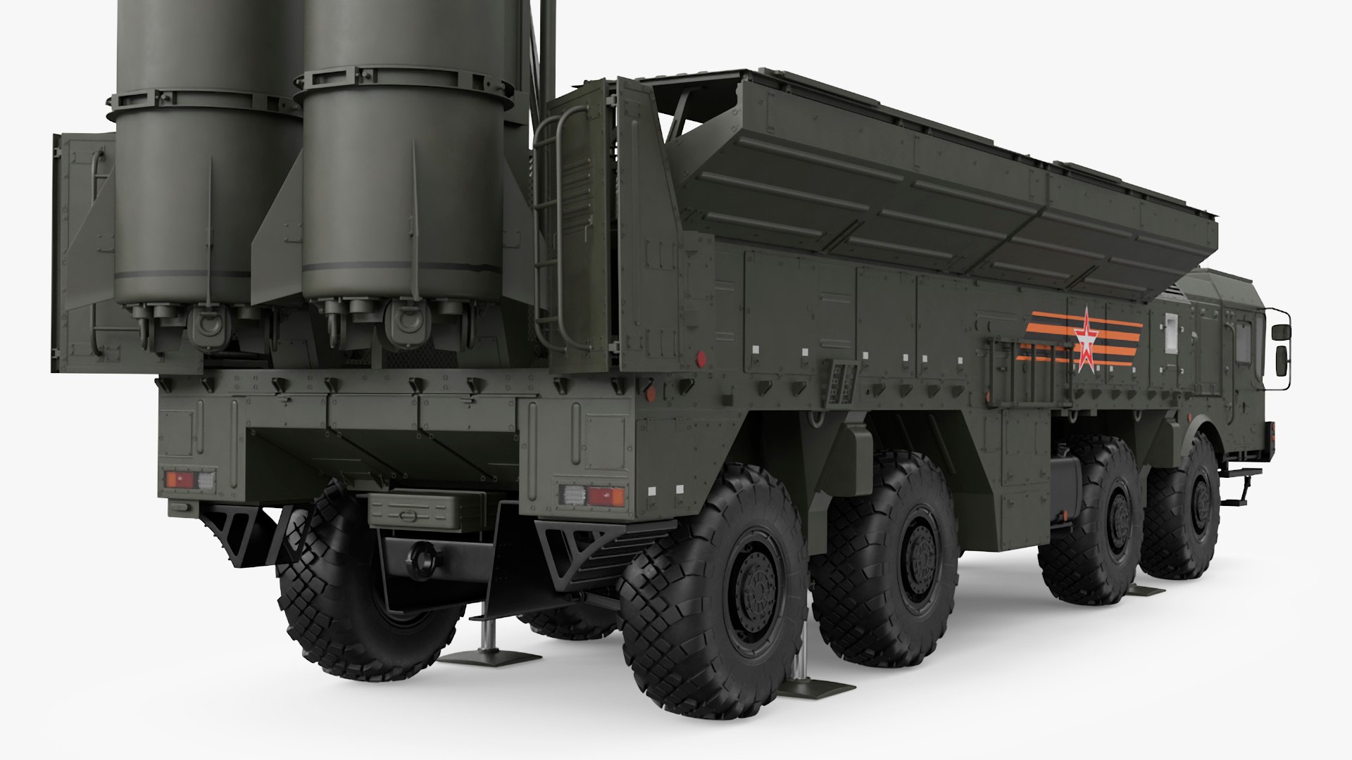 3D Missile System Iskander SS-26 Stone In Ready - TurboSquid 2287731