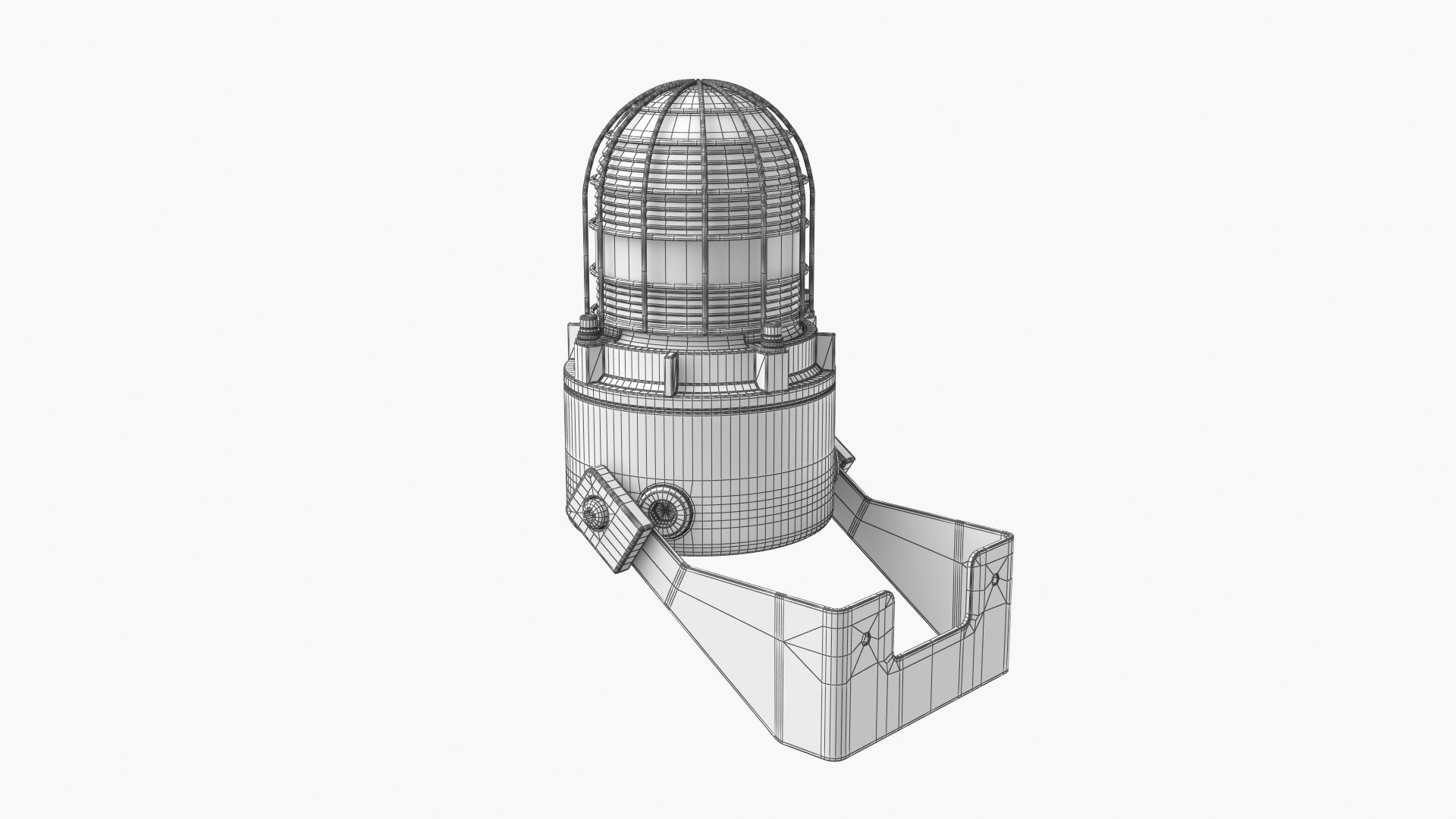 3D Warning Light - TurboSquid 1786997