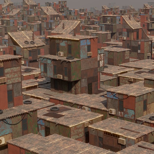 3D Shanty Town - TurboSquid 1928256
