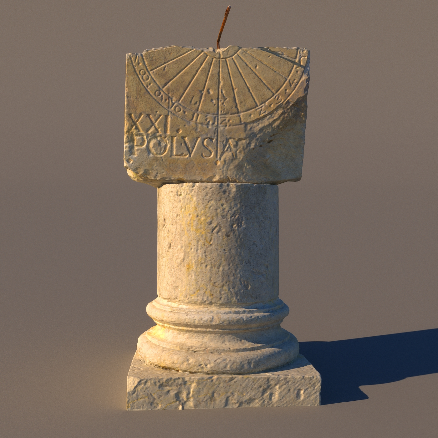 Sundial ancient 3D model - TurboSquid 1641909