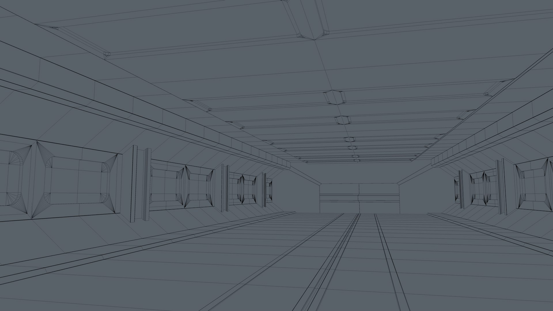 Sci Fi Warehouse 3D Model - TurboSquid 2308335