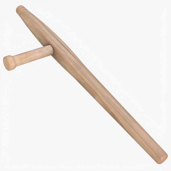 modelo 3d Tonfa de madera 01 - TurboSquid 2218045