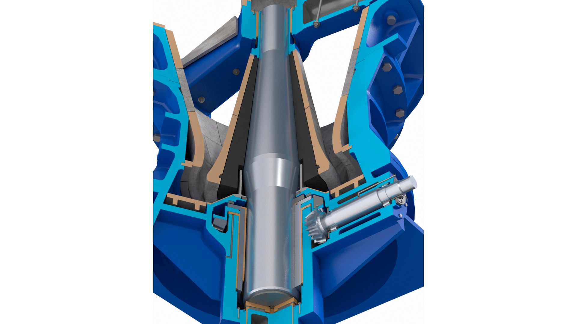 3D Gyratory Crusher Model - TurboSquid 2358215