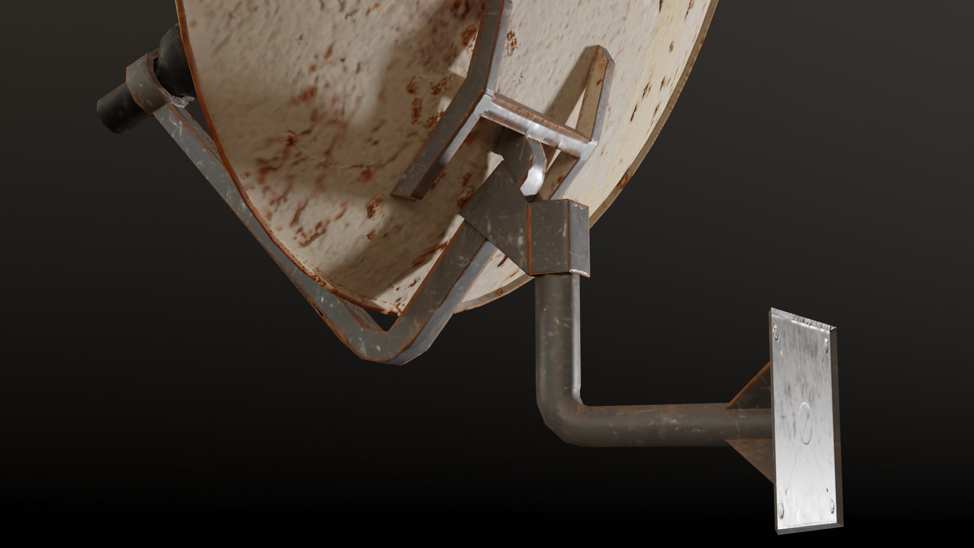 Rusty Satellite Dish 3D - TurboSquid 1948405