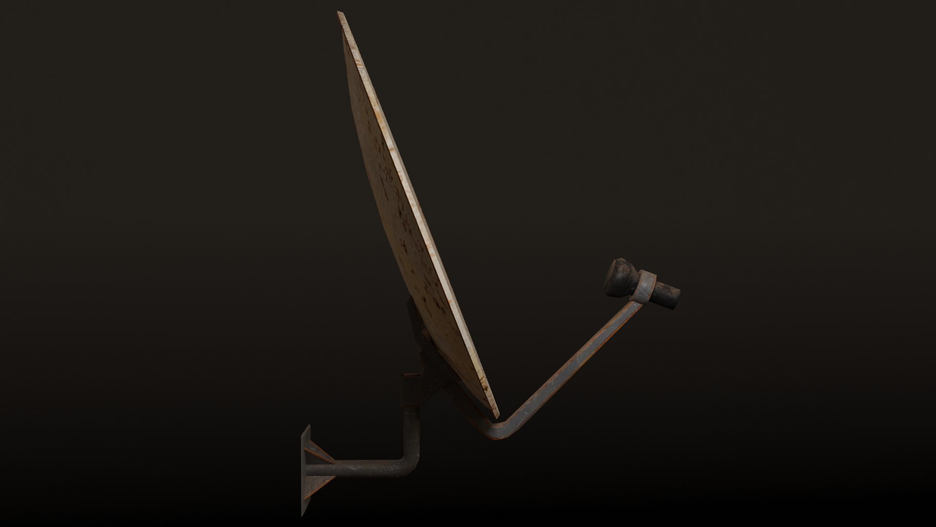 Rusty Satellite Dish 3D - TurboSquid 1948405