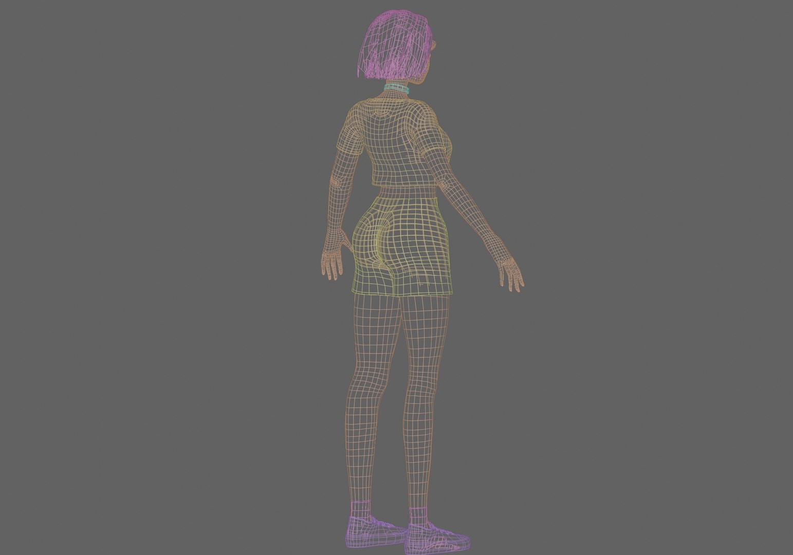 3D Standard Cute Woman V30265 Model - TurboSquid 2281018