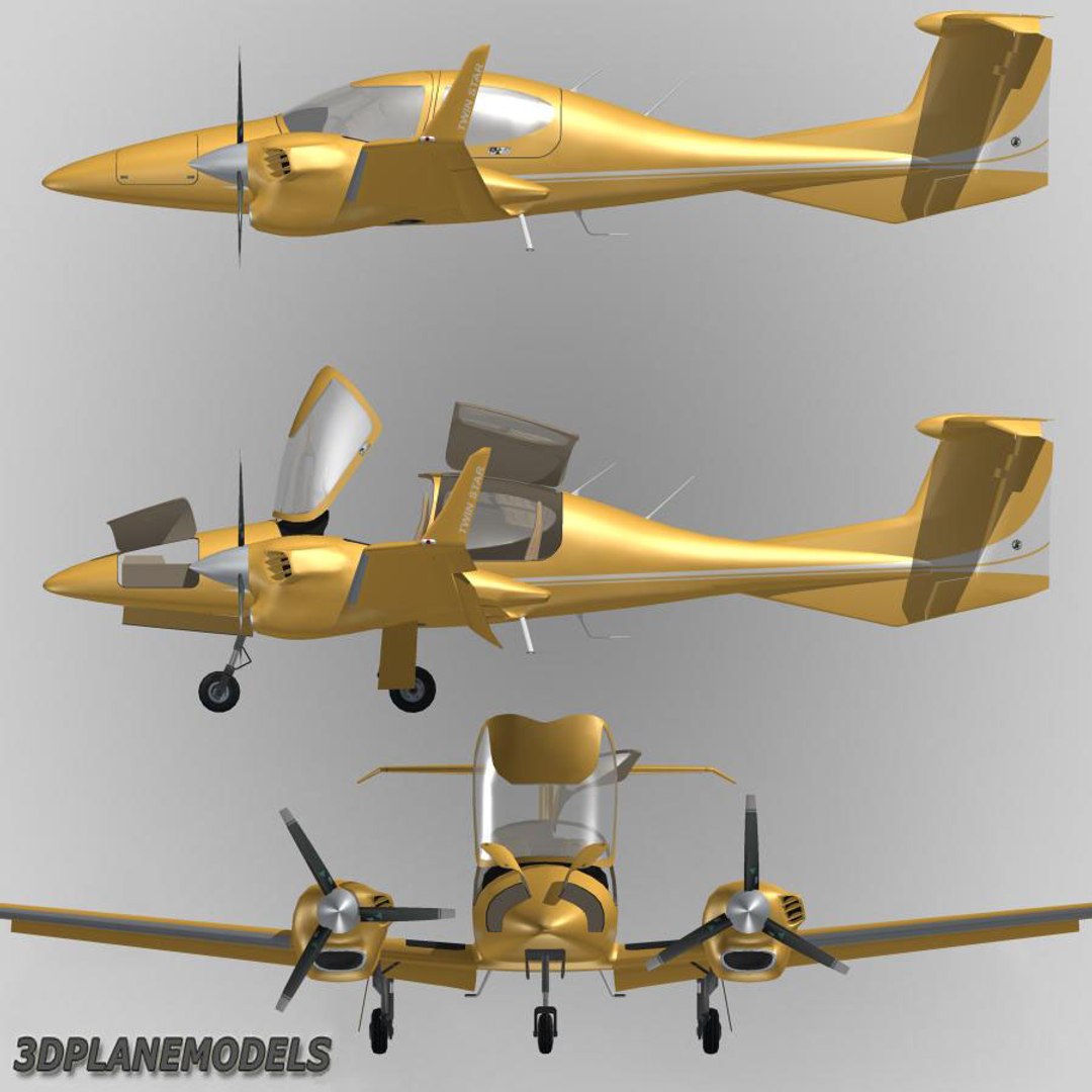 3d Diamond Da42 Twin Star