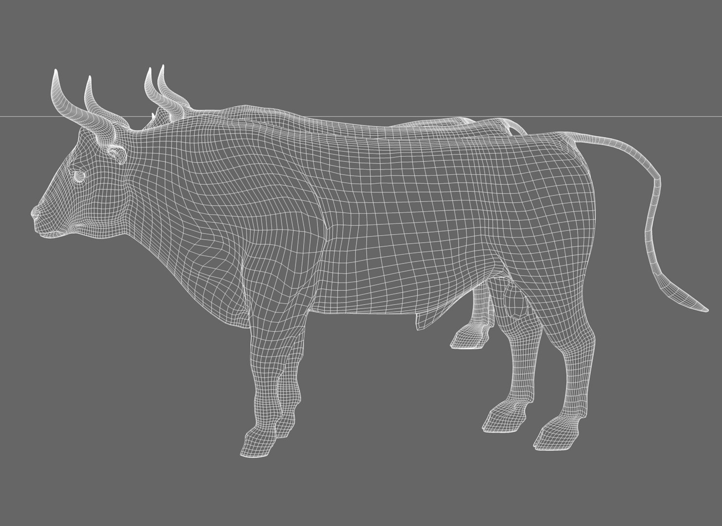 Rigged Bull Animation 3D Model - TurboSquid 1398389