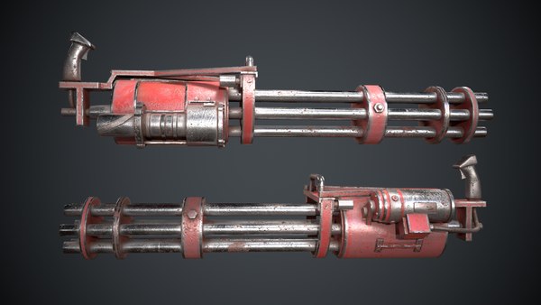 3D m134 minigun - TurboSquid 1665371