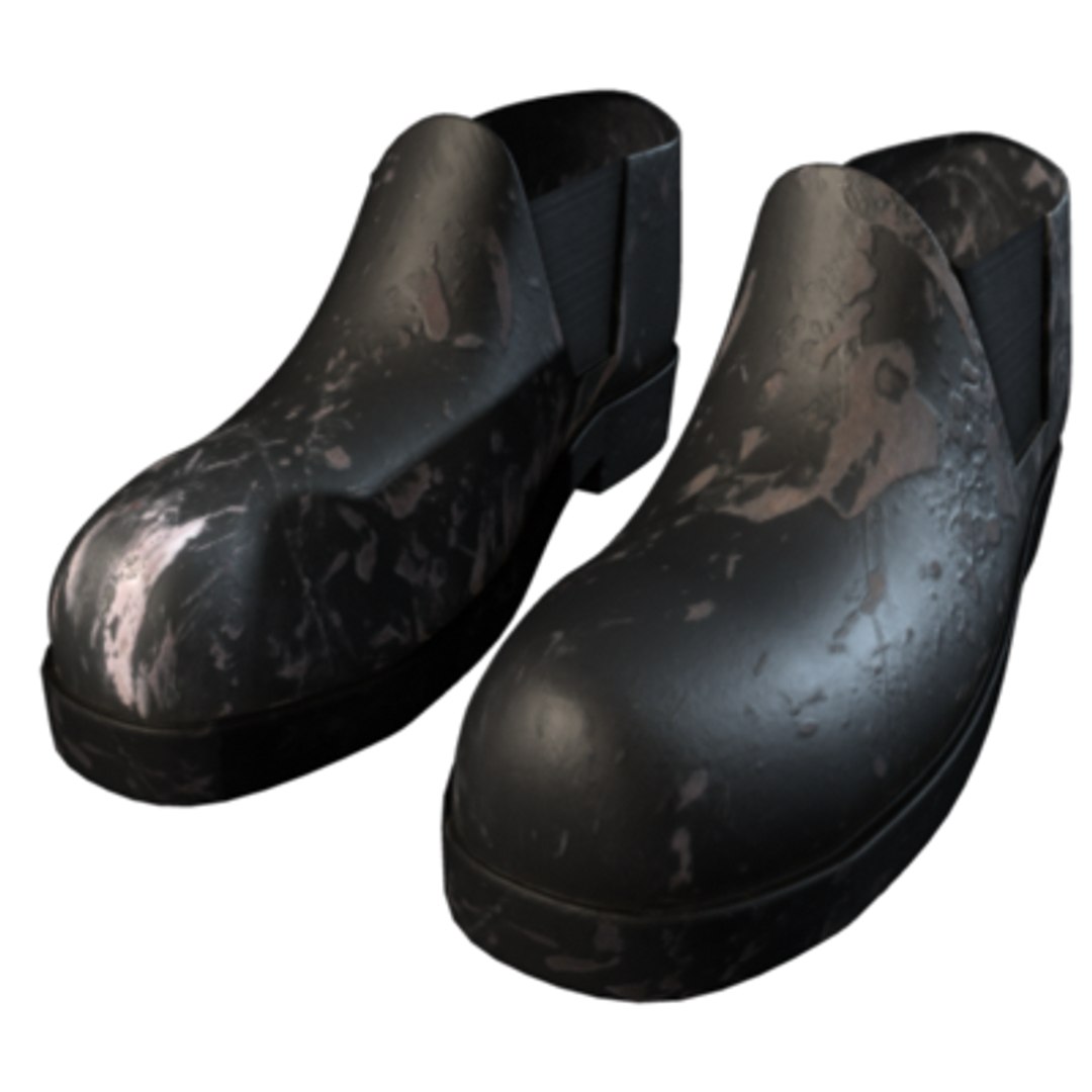 Free Steel Work Boots 3d Model