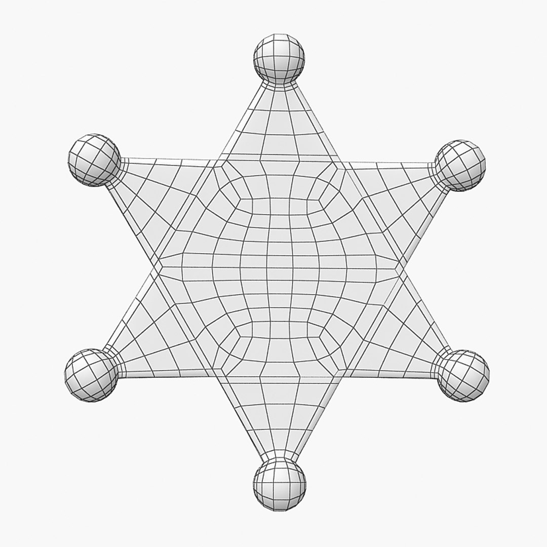 Sheriff star sherif 3D - TurboSquid 1576415