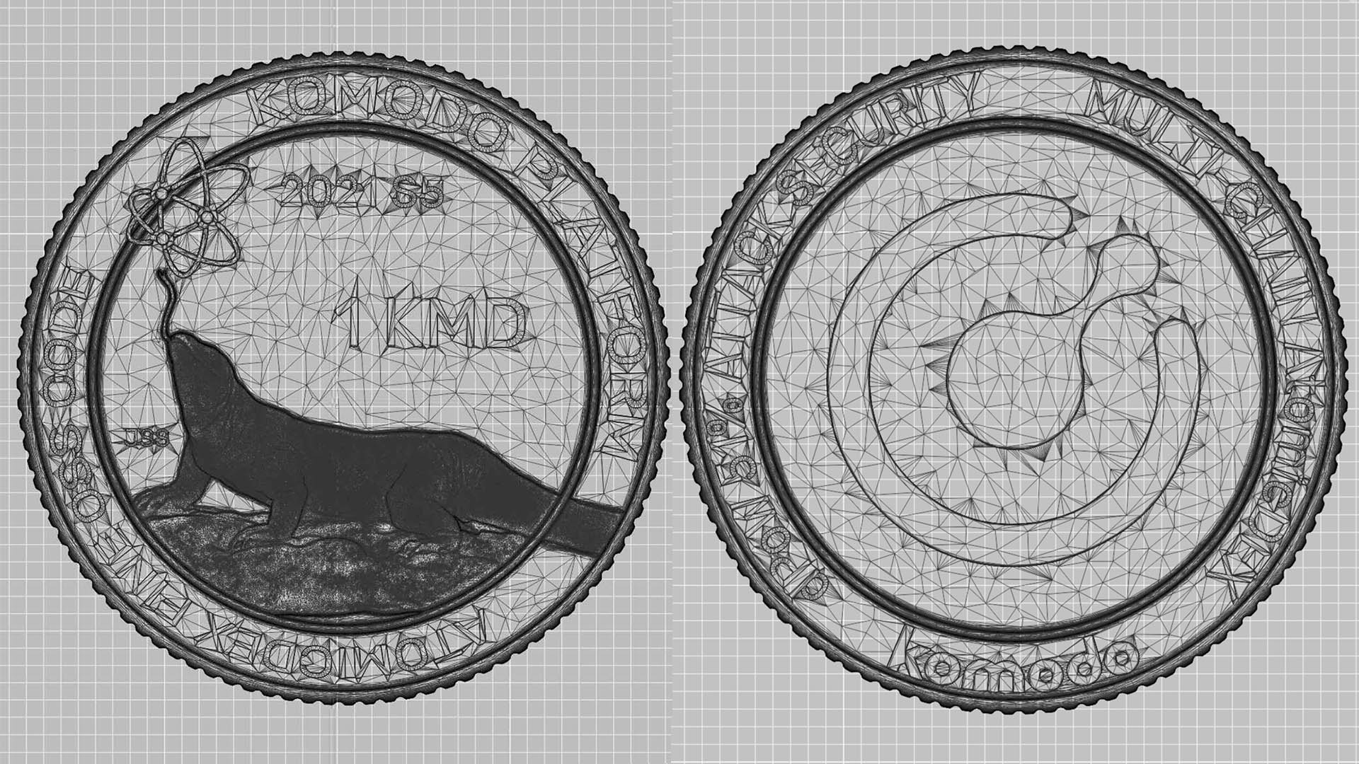 Free 3D Komodo Platform Season 5 2021 Commemorative Coin model ...