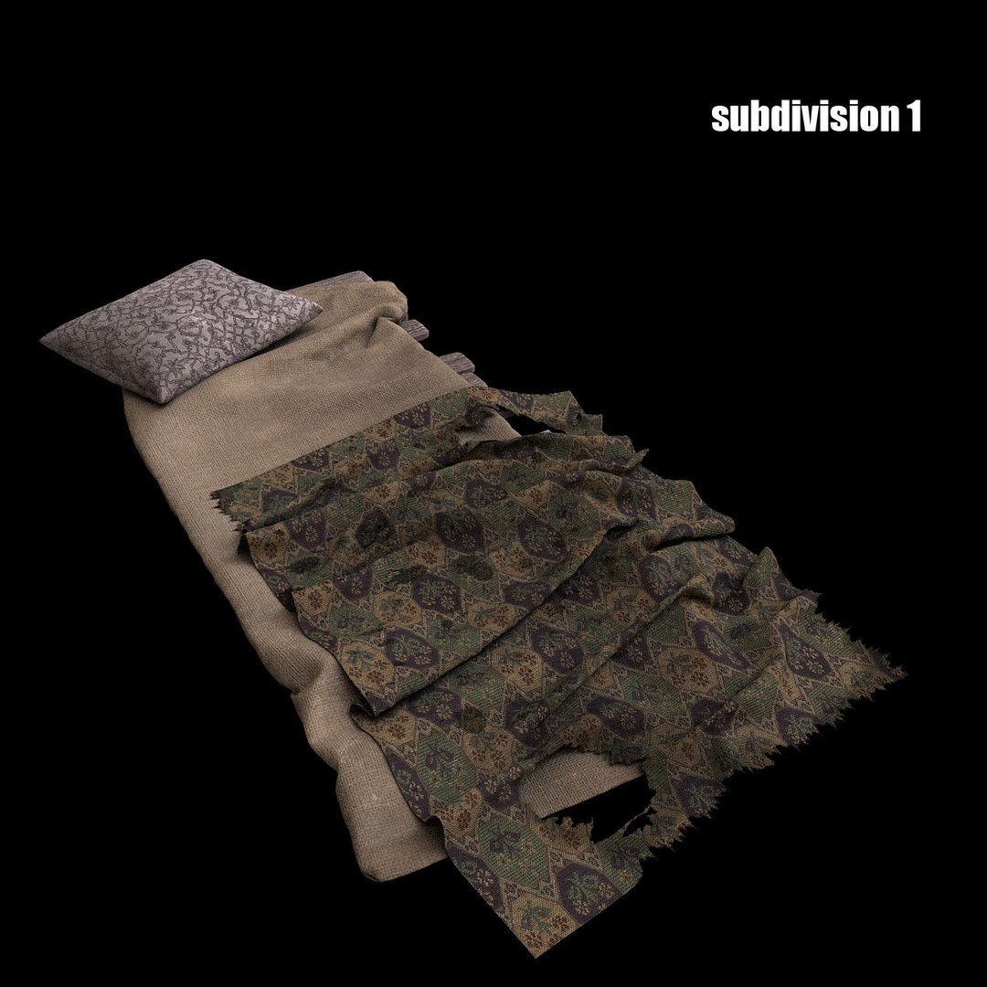 Old Sunbed 3D Model - TurboSquid 1275375