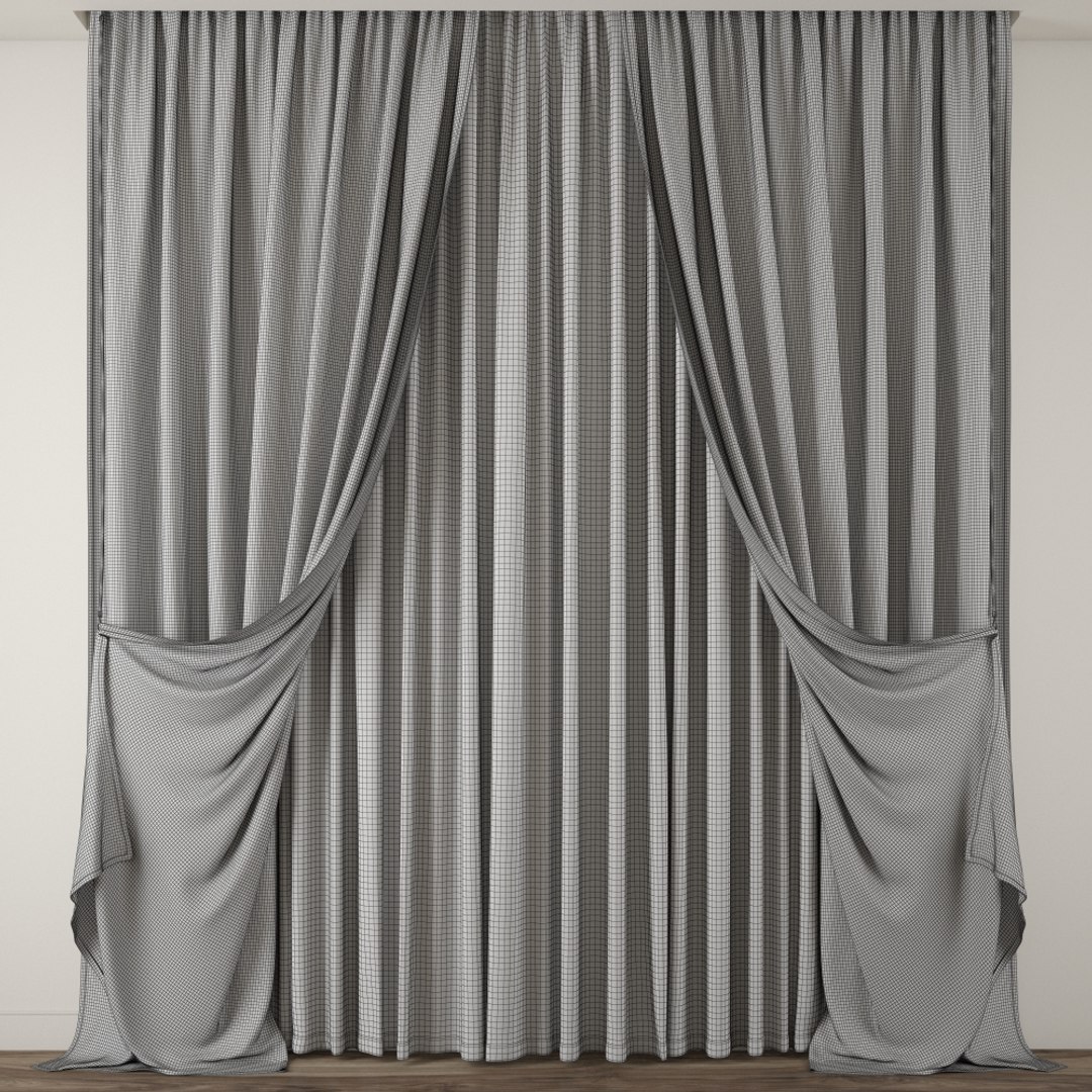 Curtain Fabric Drape 3D Model - TurboSquid 1618007