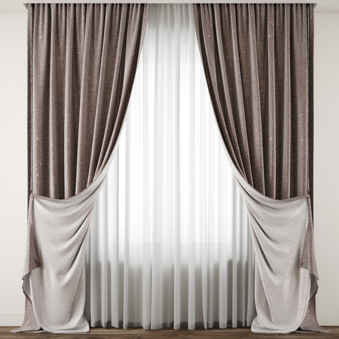 Curtain Fabric Drape 3D Model - TurboSquid 1618007