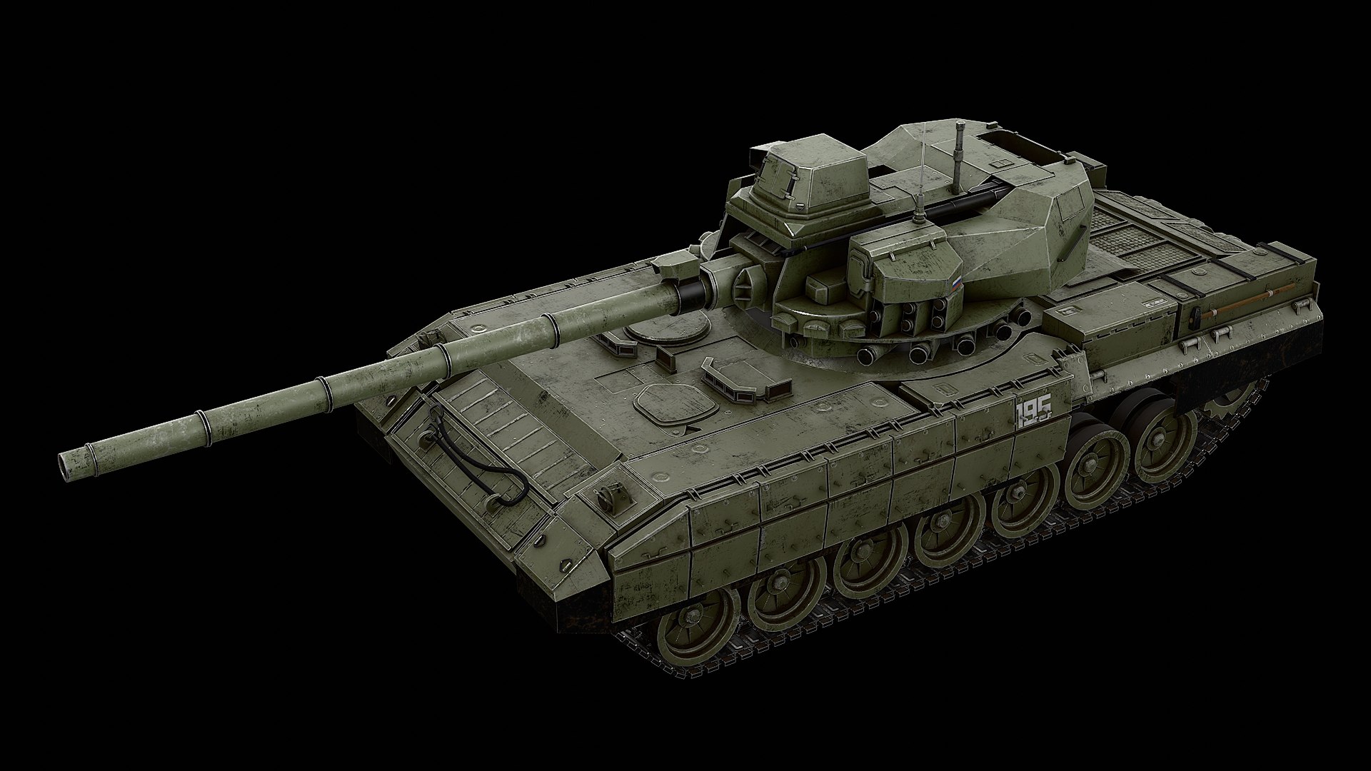 3D T-95 Russian Tank Model - TurboSquid 2354482