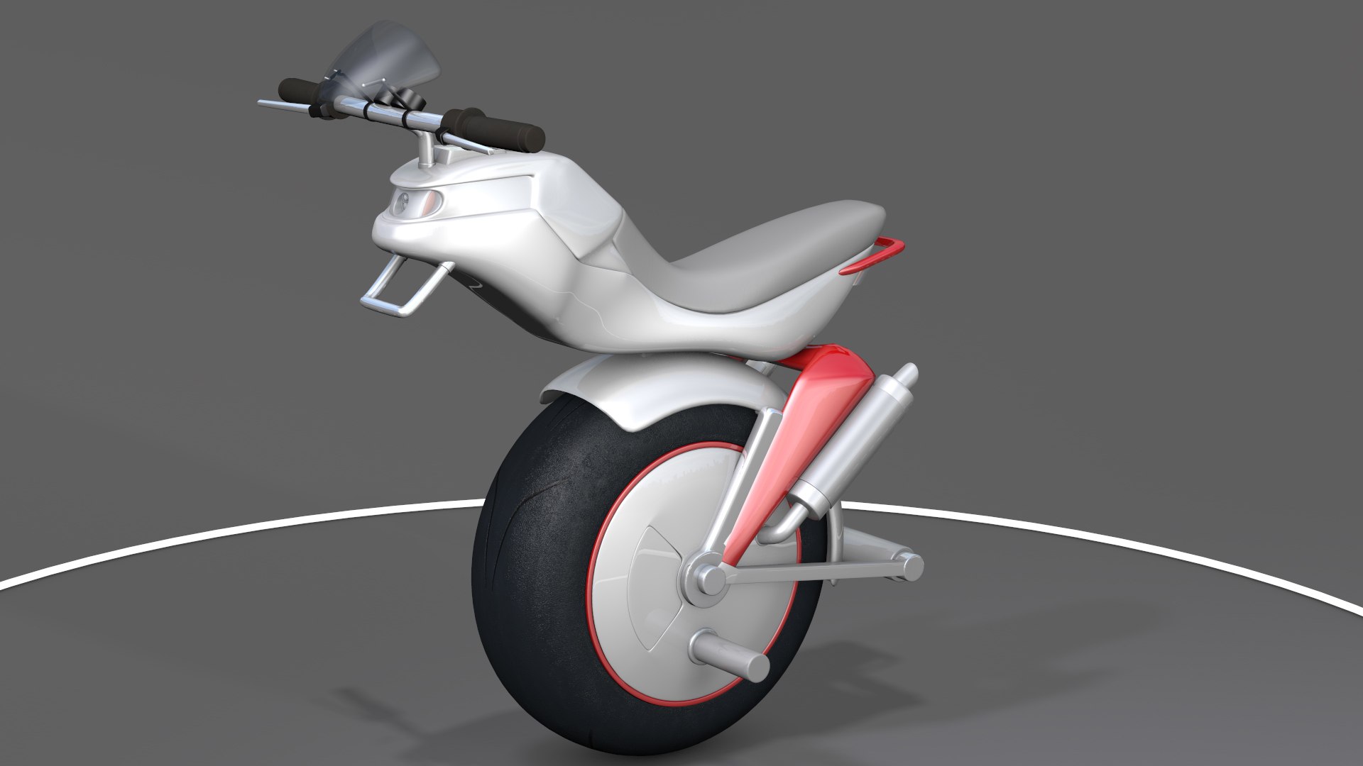 3D Motorized Unicycle - TurboSquid 1754808