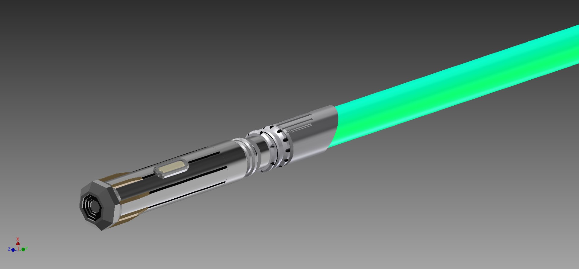 Custom Saber 3d Model