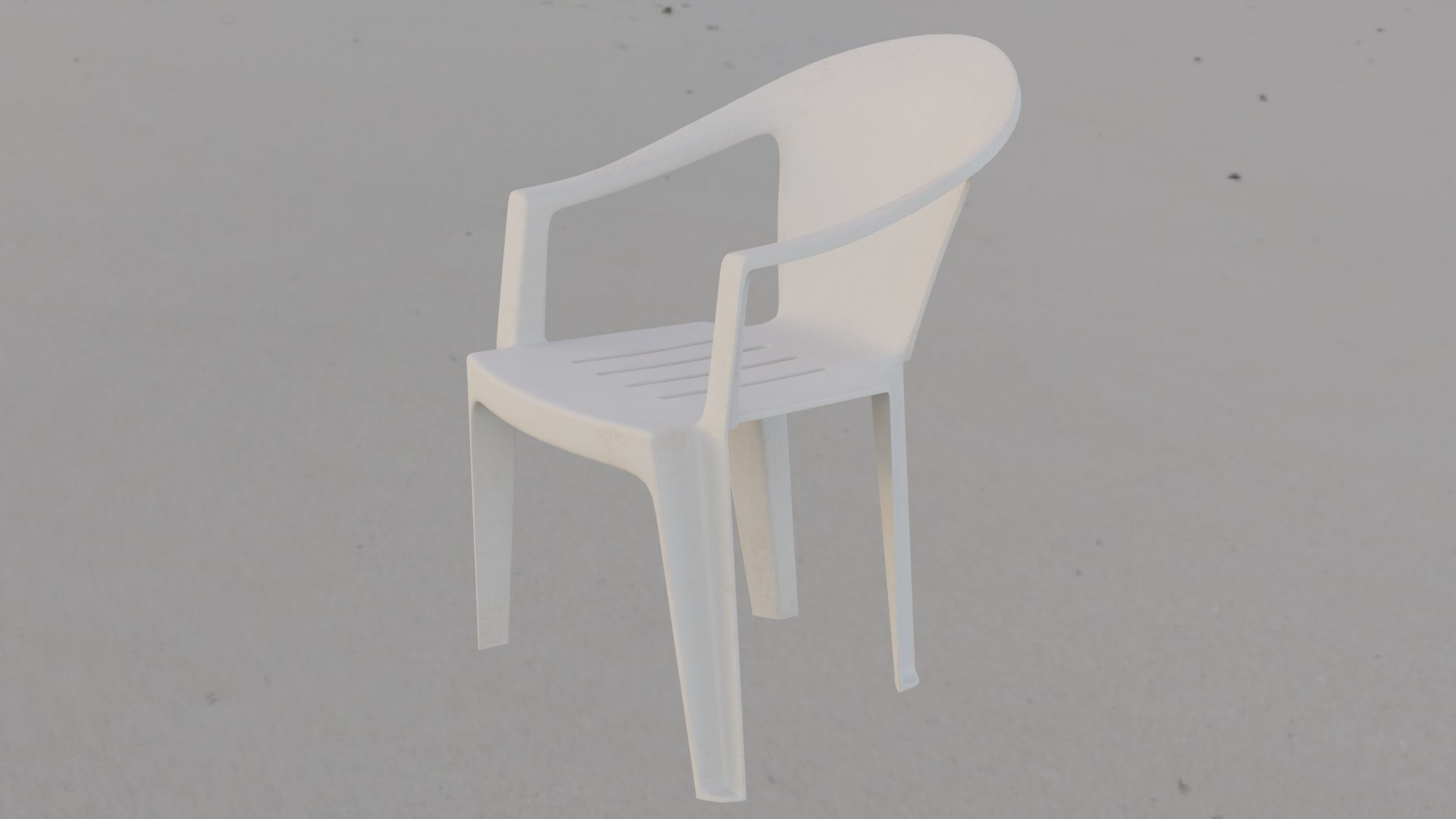 Plastic Chair Model - TurboSquid 1614827