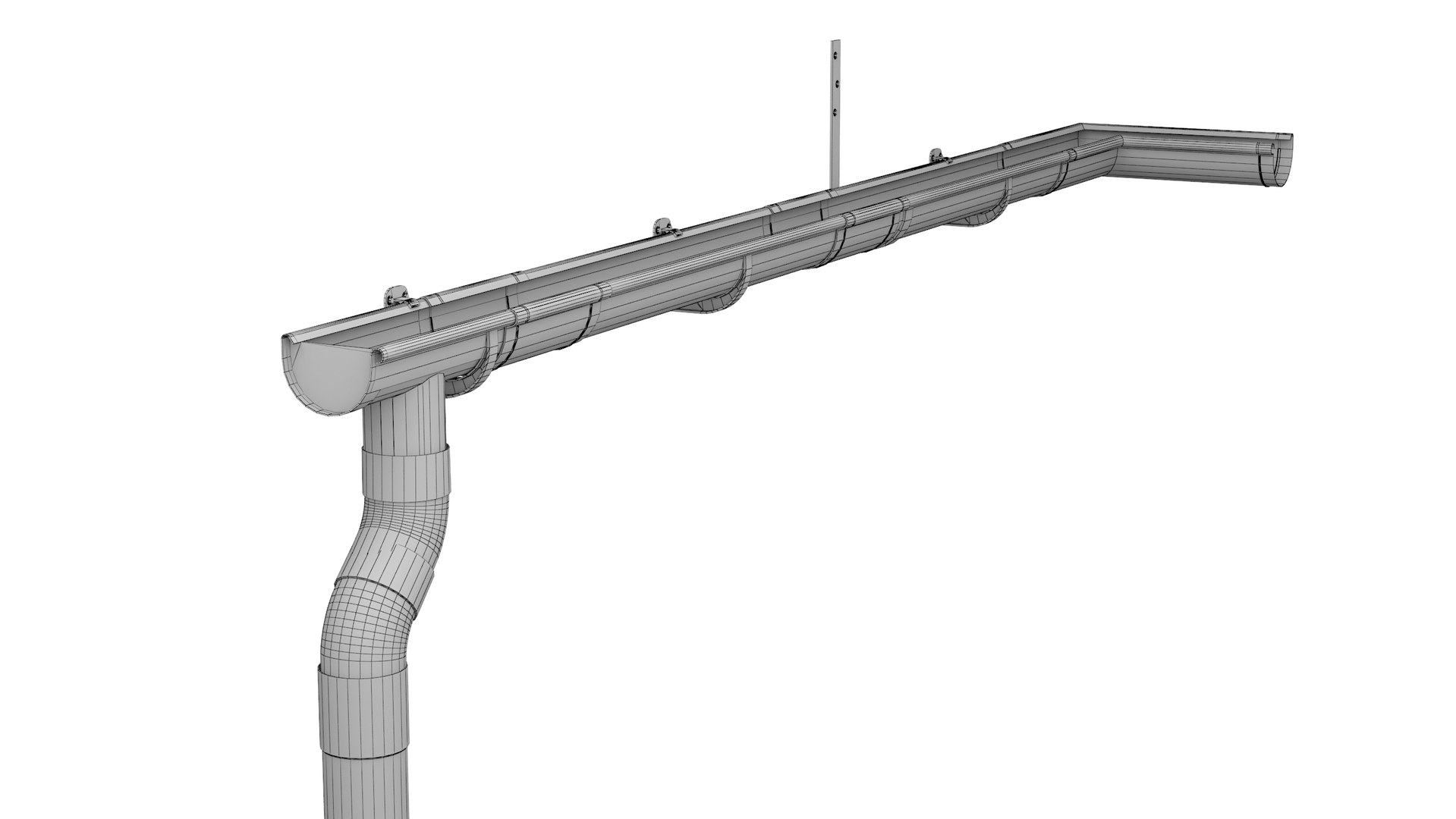 Gutter 3D model - TurboSquid 1157356