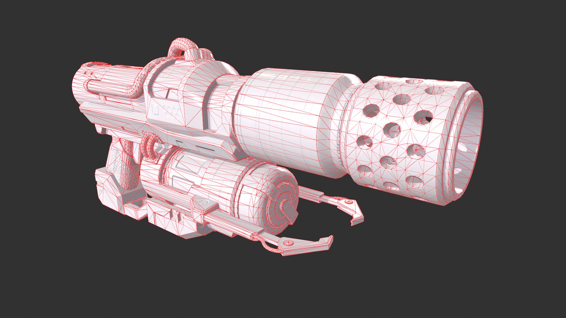 Sci-fi Flamethrower 3D - TurboSquid 1739615
