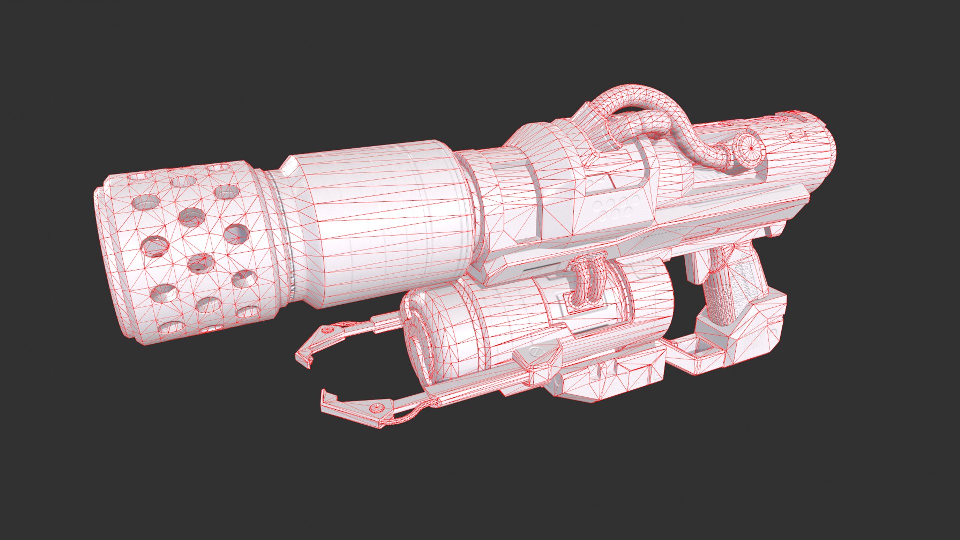 Sci-fi Flamethrower 3D - TurboSquid 1739615