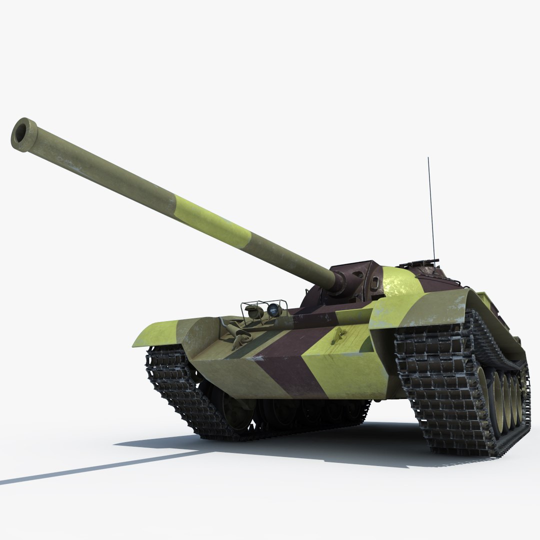 t-54 soviet union main 3d max