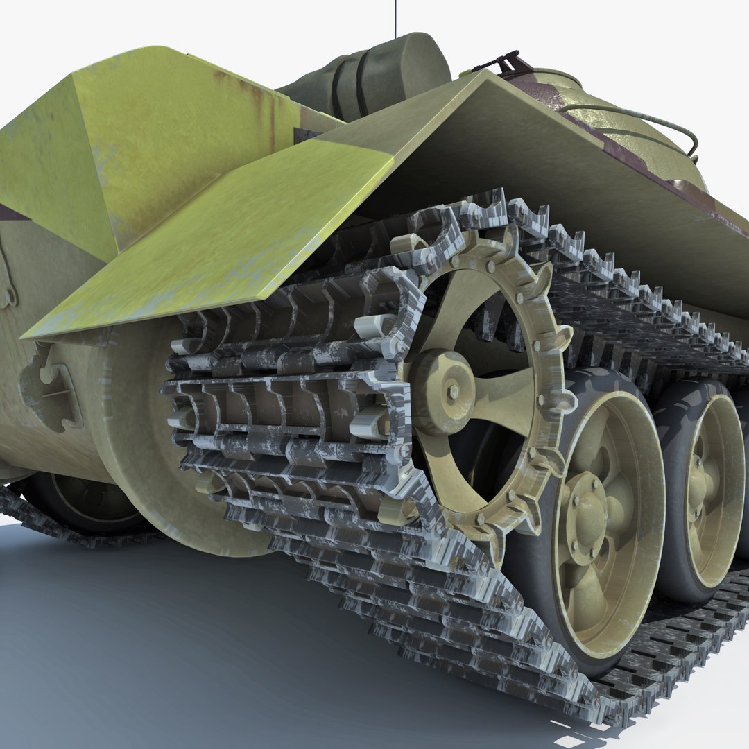 t-54 soviet union main 3d max