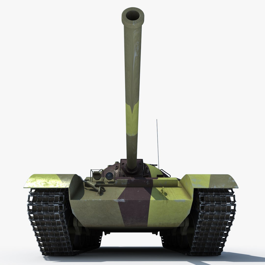 t-54 soviet union main 3d max