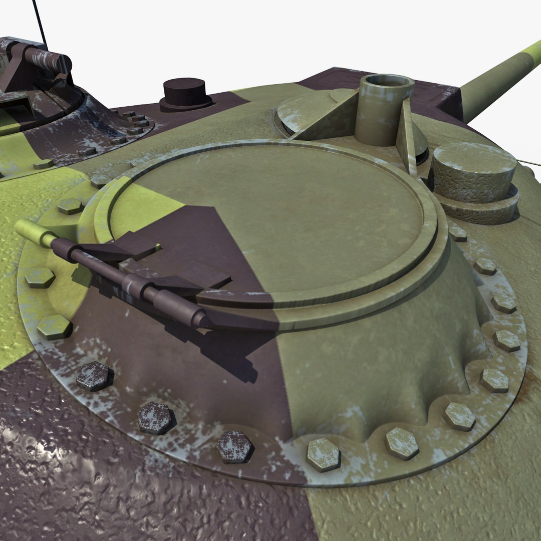 t-54 soviet union main 3d max