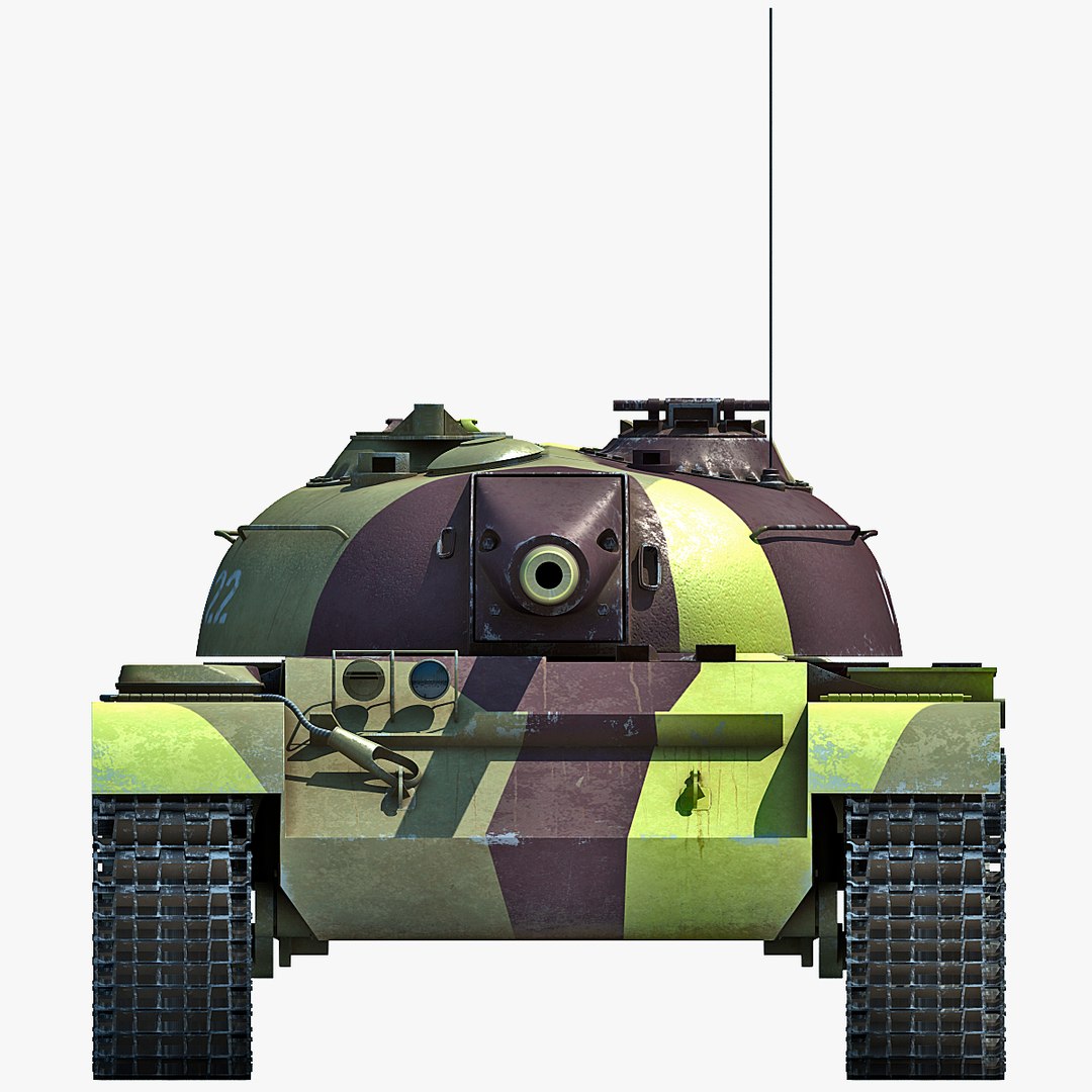 t-54 soviet union main 3d max