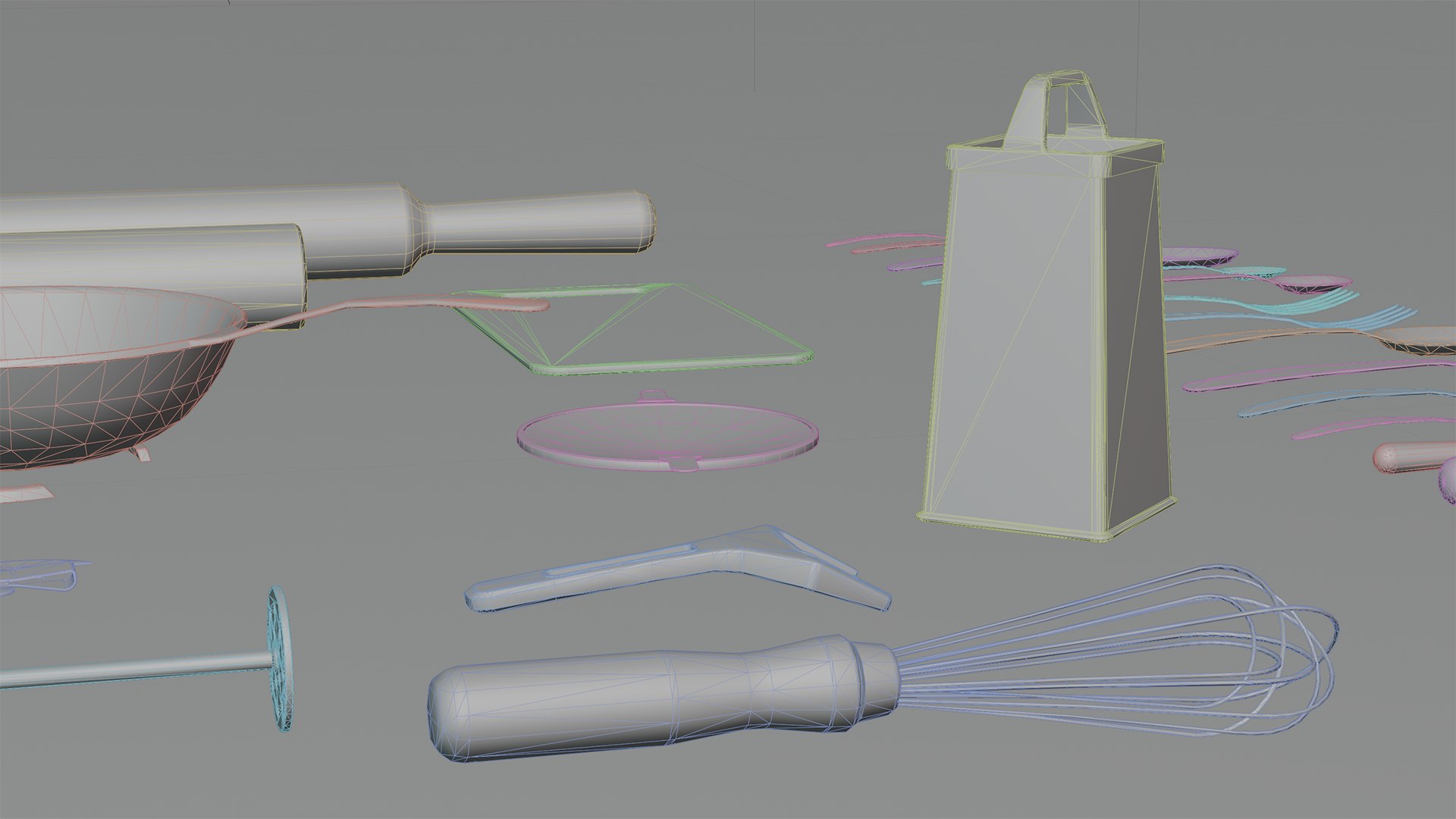 3D Kitchen Tools Model - TurboSquid 2229480