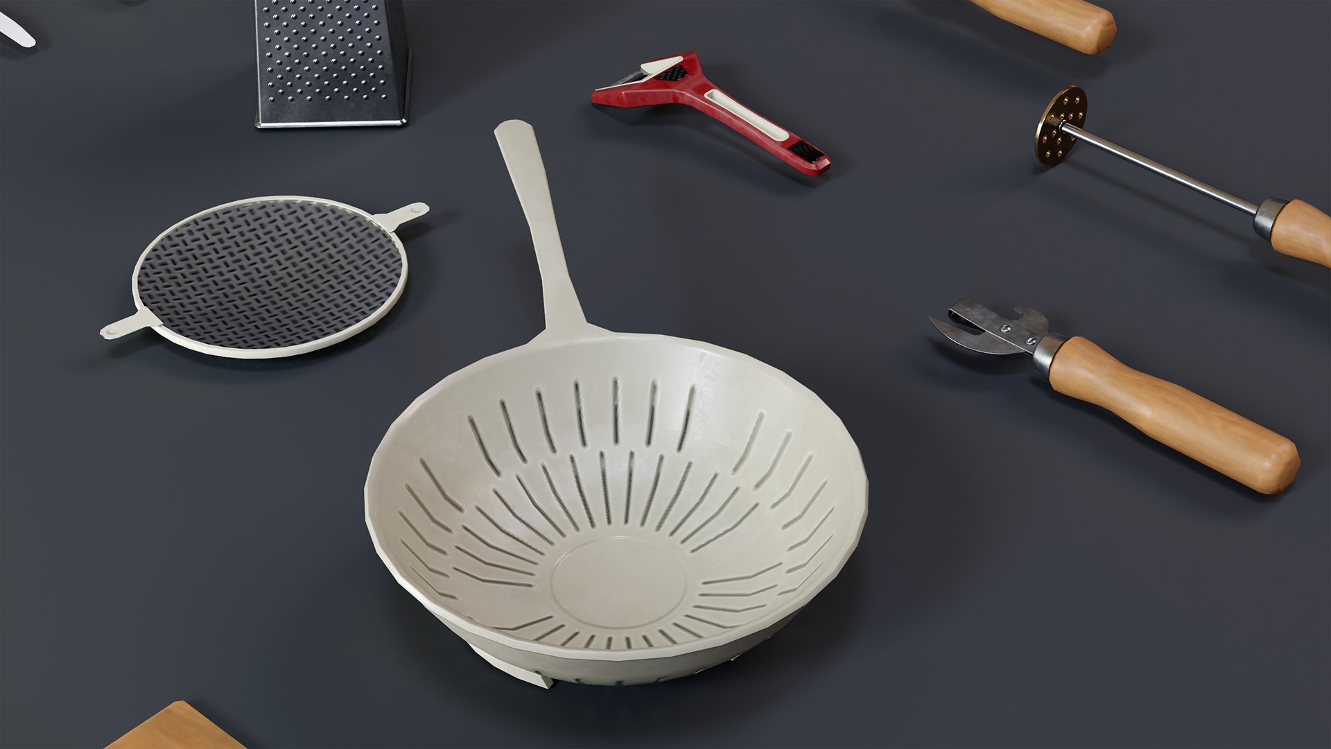 3D Kitchen Tools Model - TurboSquid 2229480