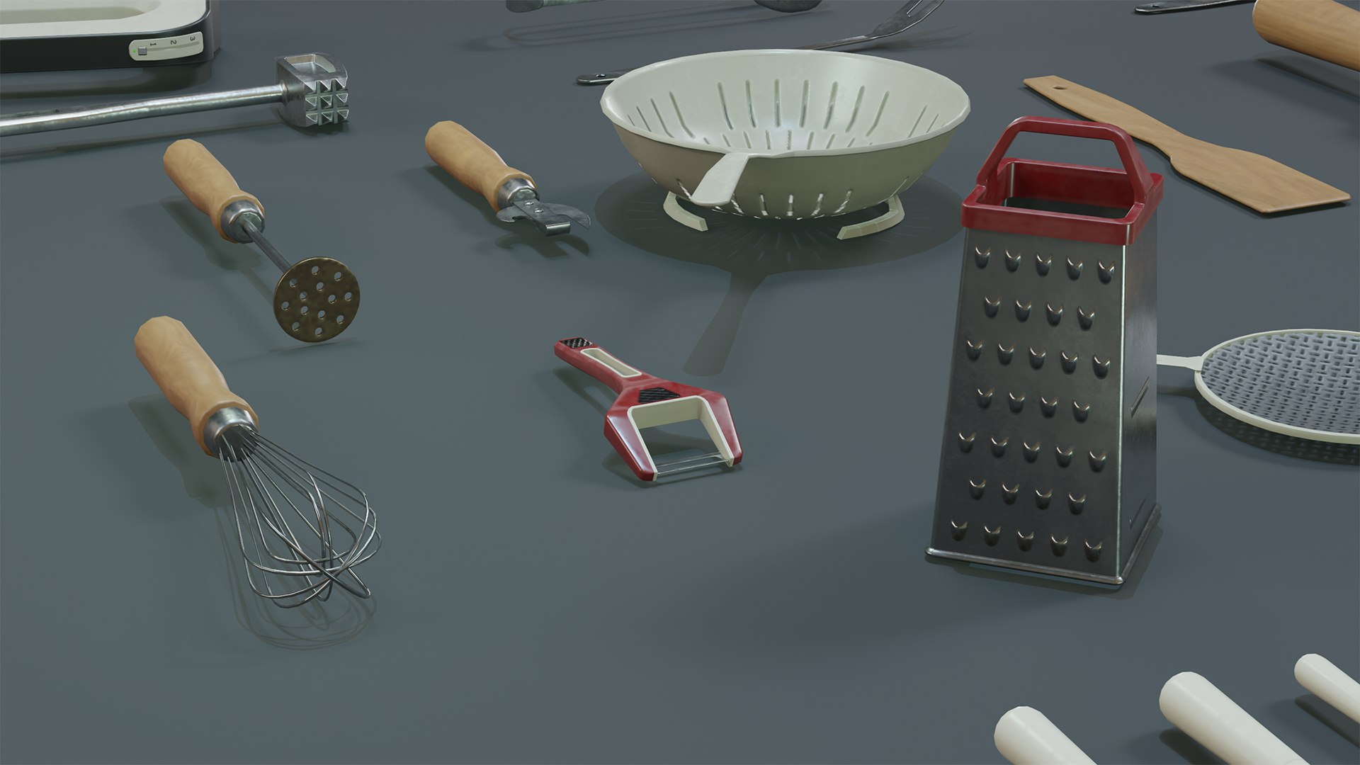 3D Kitchen Tools Model - TurboSquid 2229480