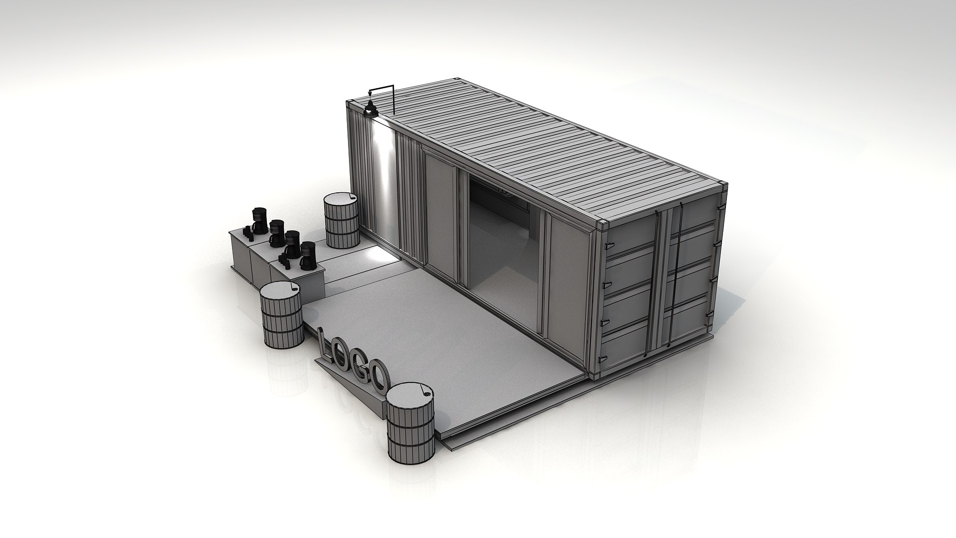 3D Event Container 3D Model Model - TurboSquid 2004997