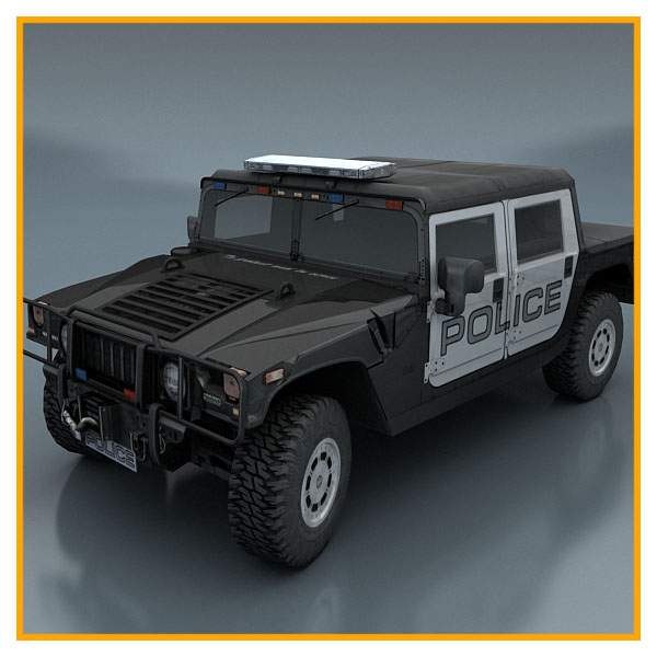 Hummer H1 Police Car