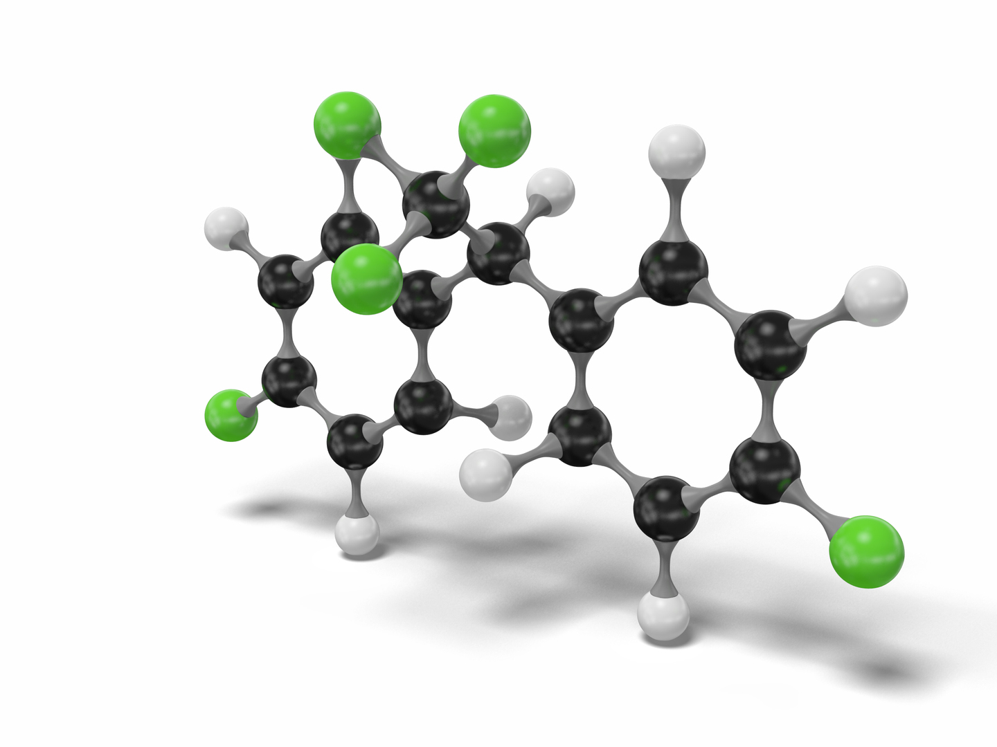 Pesticide Ddt Molecule C14h9cl5 Model - TurboSquid 1542525