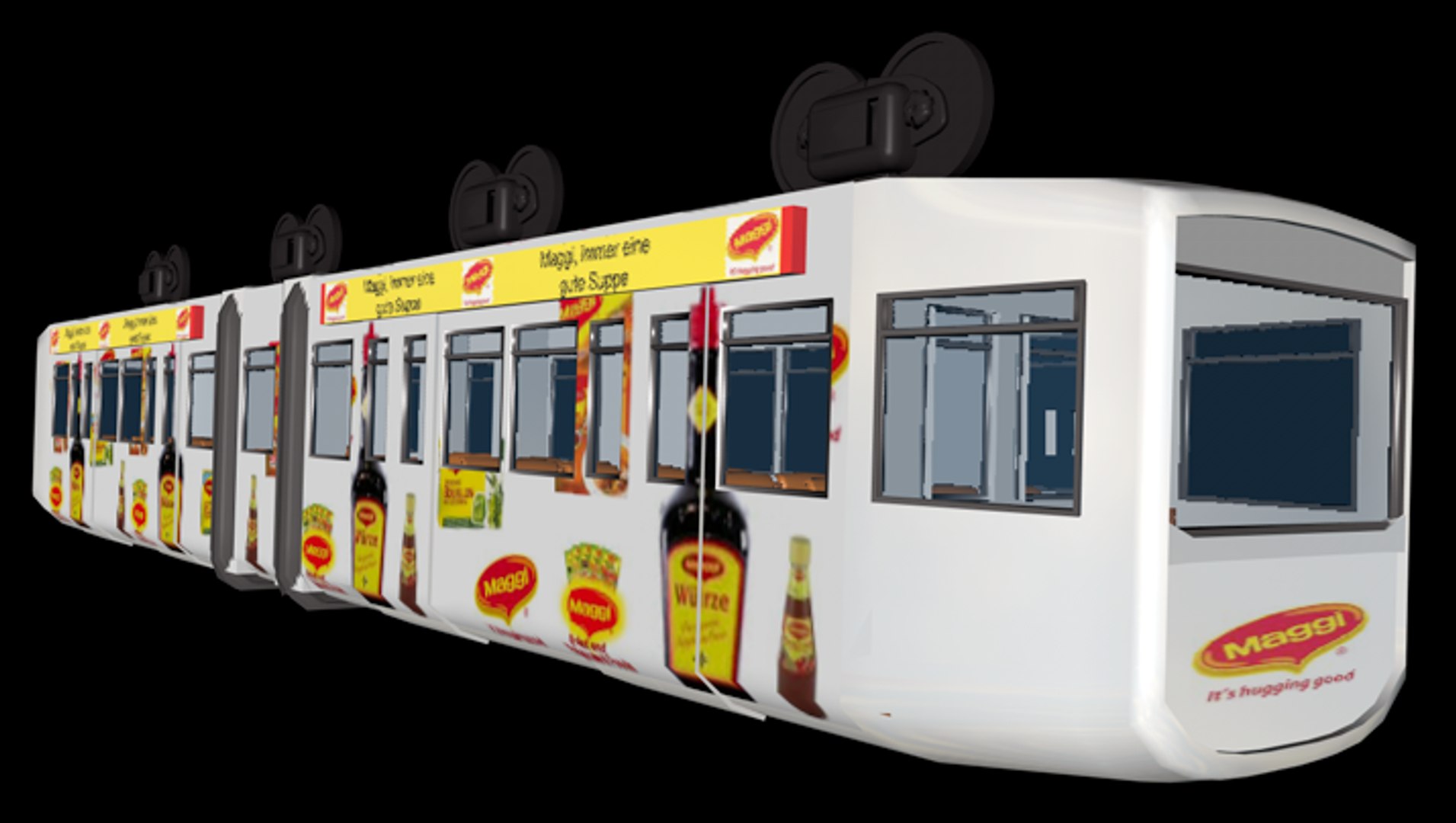 3d Schwebebahn Maggi Model