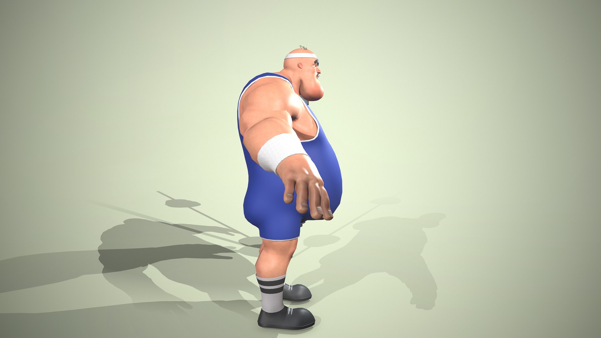 3D Strong Man Model - TurboSquid 1854259