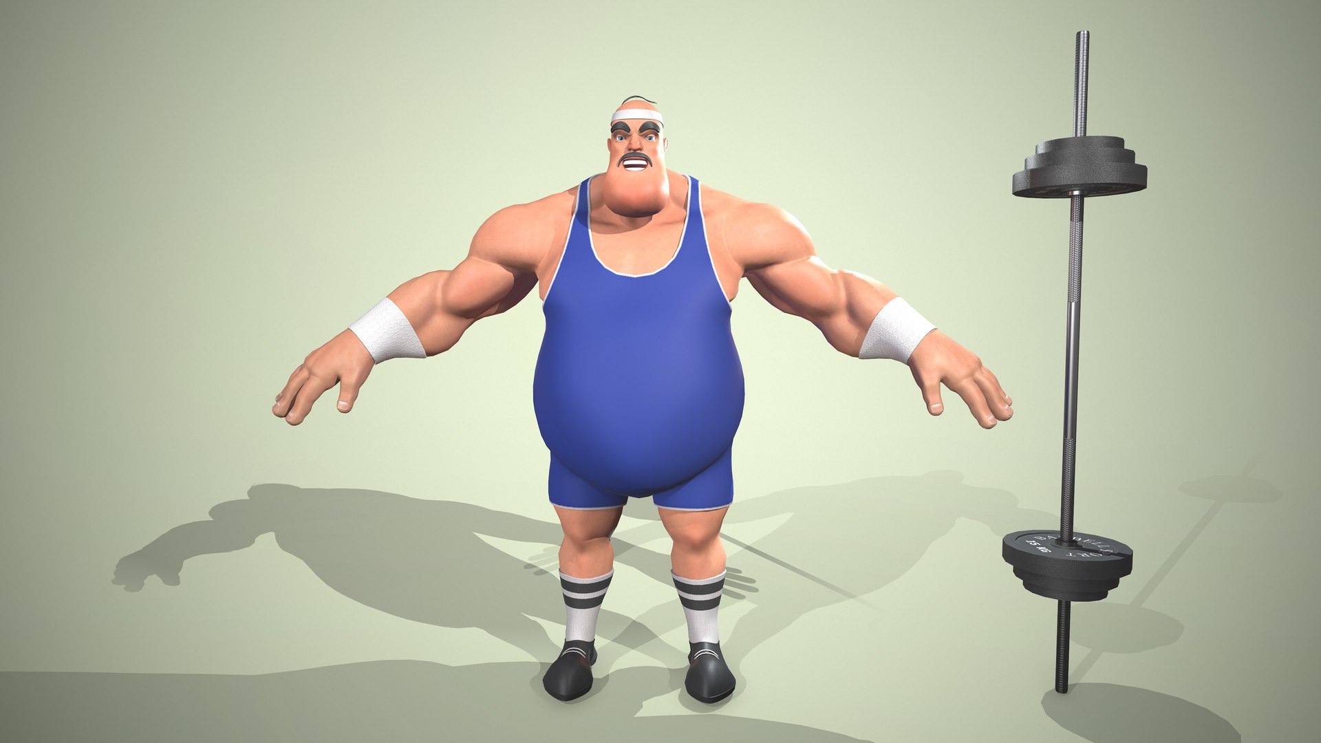 3D Strong Man Model - TurboSquid 1854259