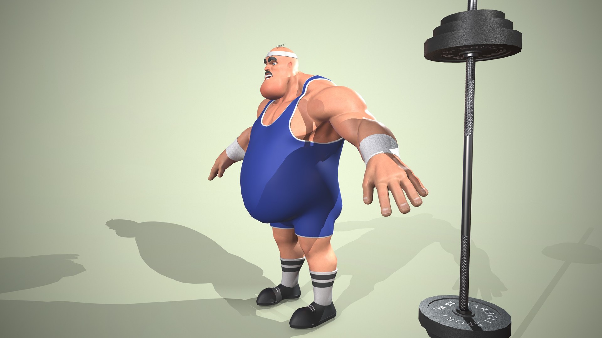 3D Strong Man Model - TurboSquid 1854259