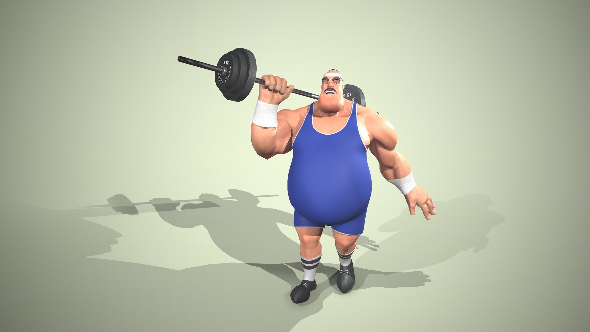 3D Strong Man Model - TurboSquid 1854259