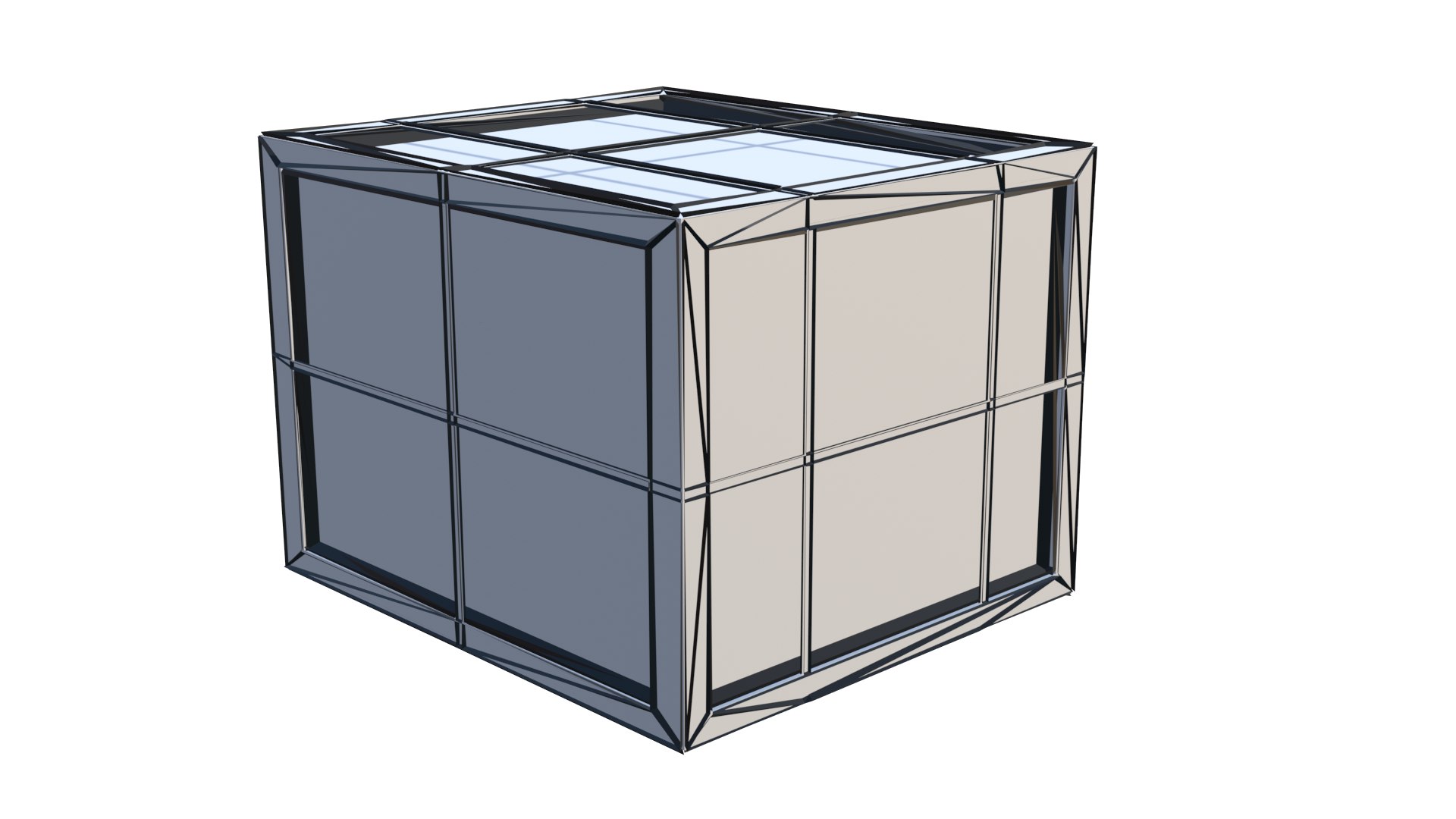 Cardboard Carton 3D Model - TurboSquid 2376103