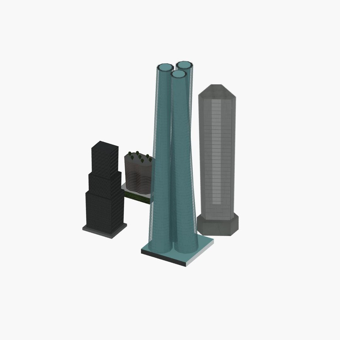 Free Fbx Mode Rise Buildings