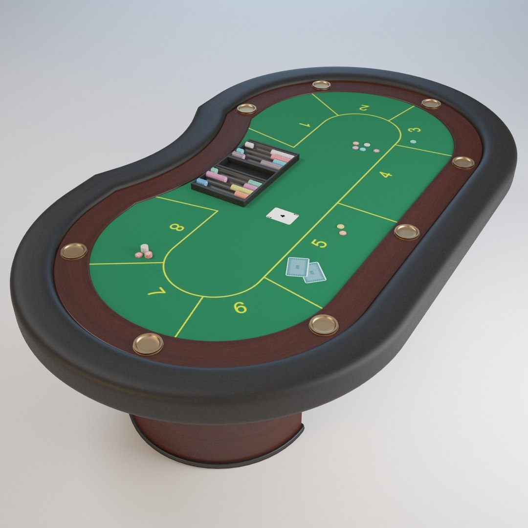 Poker Table 3d Max