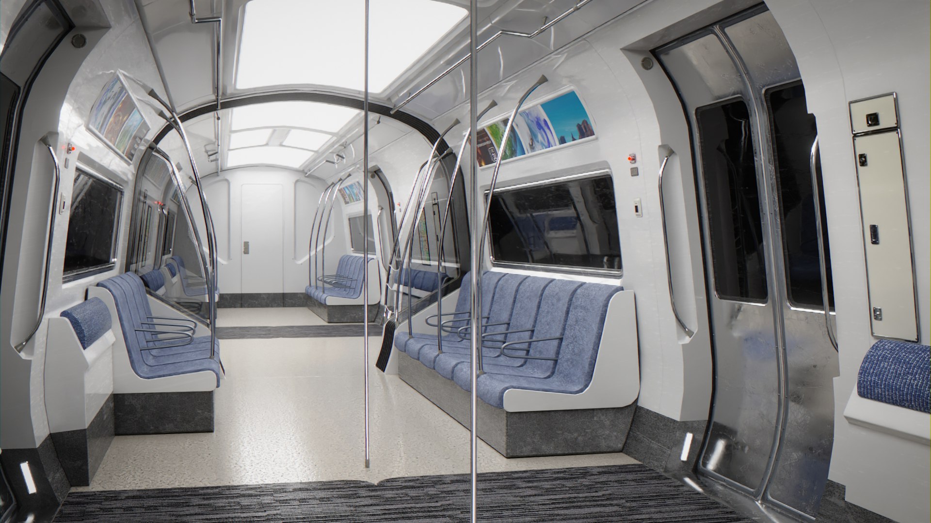 Sci Fi Metro 3D Model - TurboSquid 1827448